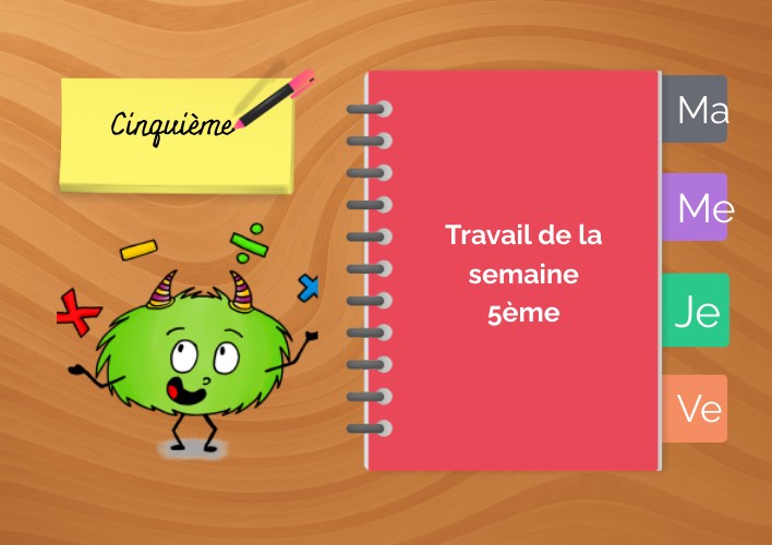 5eme semaine 03/05 au 07/05 | Genially