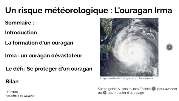 Ouragan Irma | Genially