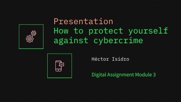 PRESENTATION CYBERCRIME