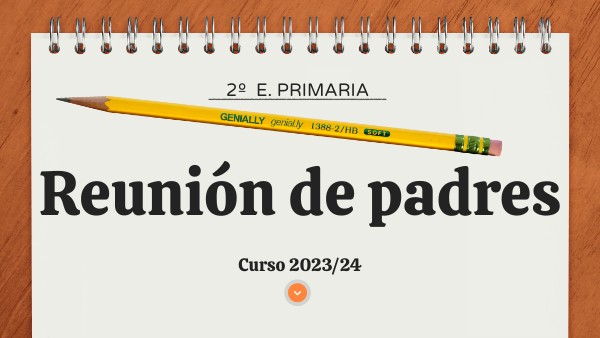 Reunión padres 2º Inicio curso. | Genially