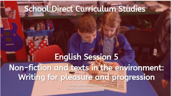 School Direct English 5 | Genially