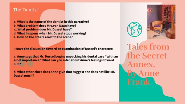 Tales from the secret annex- class 1 | Genially