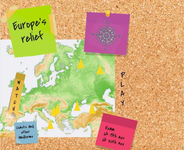 Unit 1 Europe's relief | Genially