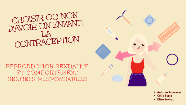 Exposé SVT choisir ou non d'avoir un enfant: la contraception | Genially