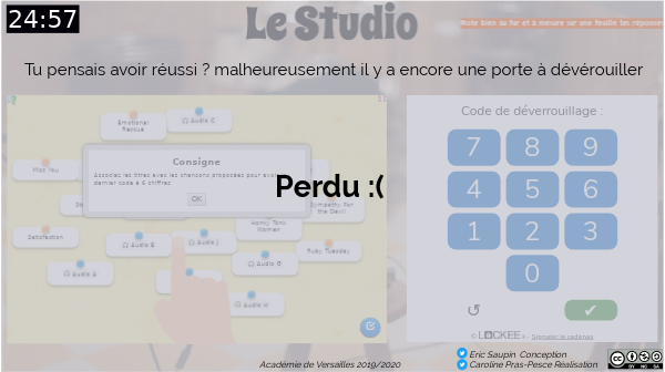 STUDIO PART 2 partage | Genially