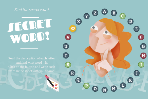 SECRET WORD 1º ESO_B | Genially