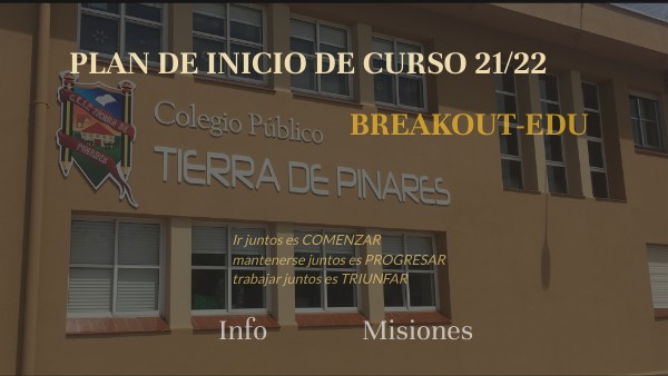 Plan de inicio de curso 21/22: breakout edu | Genially