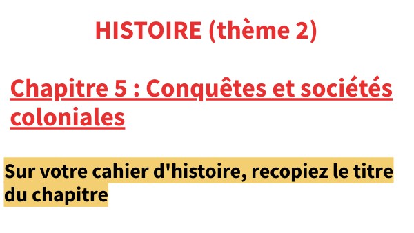 4e La colonisation | Genially