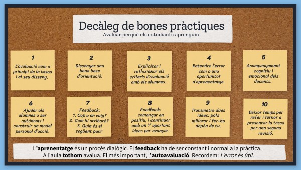 Decàleg de bones pràctiques | Genially