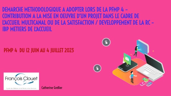 PRESENTATION DES TRAVAUX PFMP4