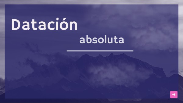 Datación absoluta