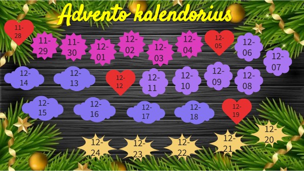 Advento kalendorius 2021 | Genially