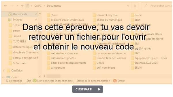 Retrouver un fichier | Genially
