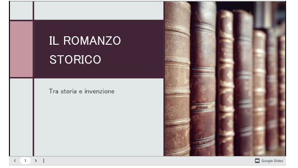romanzo storico e psicologico