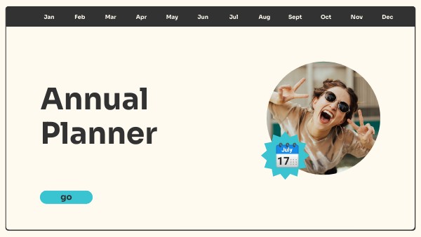 Planning annuel | Genially