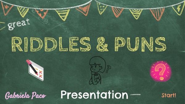 CREATING RIDDLES 2023 | Genially