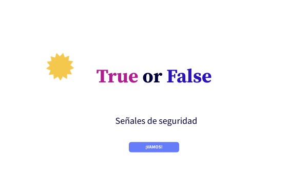 TRUE or False | Genially