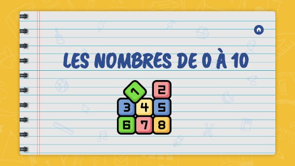 Les nombres de 0 à 10