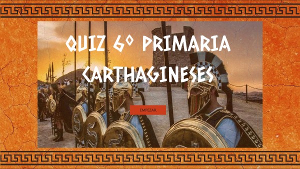 QUIZ 6º CARTAGINESES