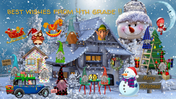 Christmas card 4th Grade | Genially