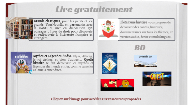 Lire gratuitement (complété) | Genially