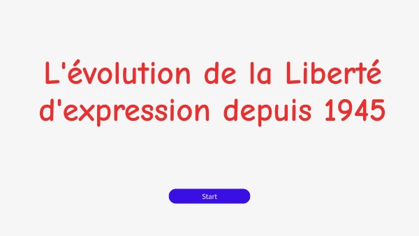 La Liberté d'expression | Genially