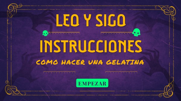 LEO Y SIGO INSTRUCCIONES | Genially