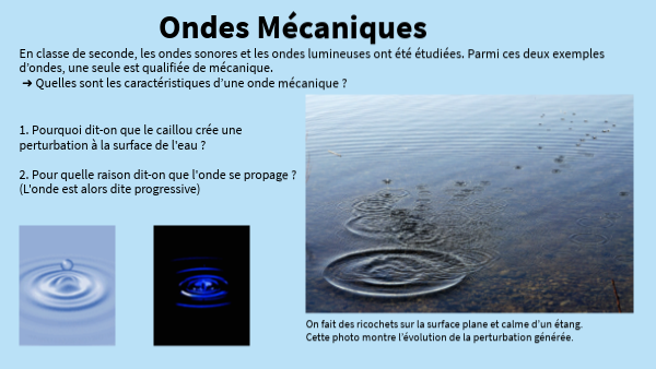 1ere Spé Ondes mécaniques | Genially