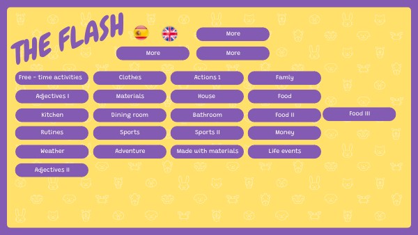 The Flash - Categories Sp-En | Genially