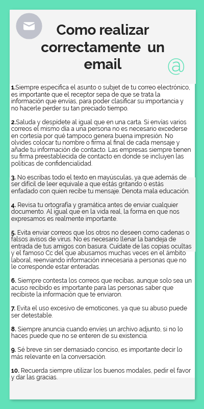 Como realizar correctamente un email | Genially