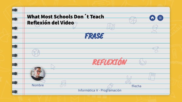 Reflexion del Video Informática