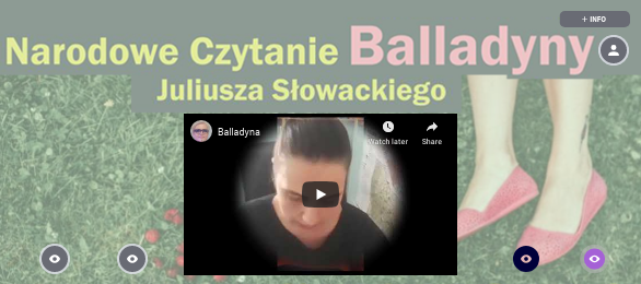 Narodowe czytanie 2020 - Balladyna