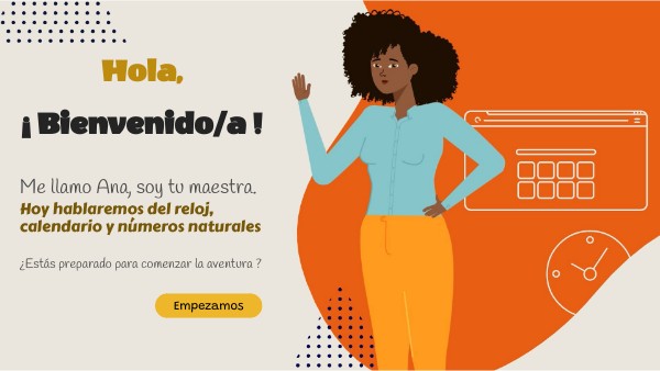 Copia - Reloj-calendario y números naturales