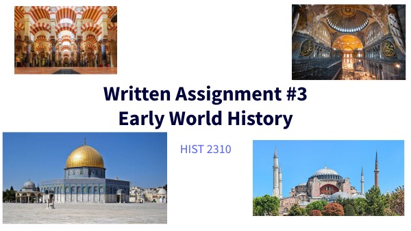 Written Assignment #3 | Genially