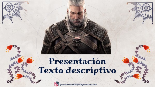 Texto descriptivo 4º ESO | Genially
