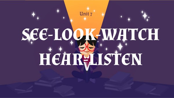 unit 7 first voc | Genially