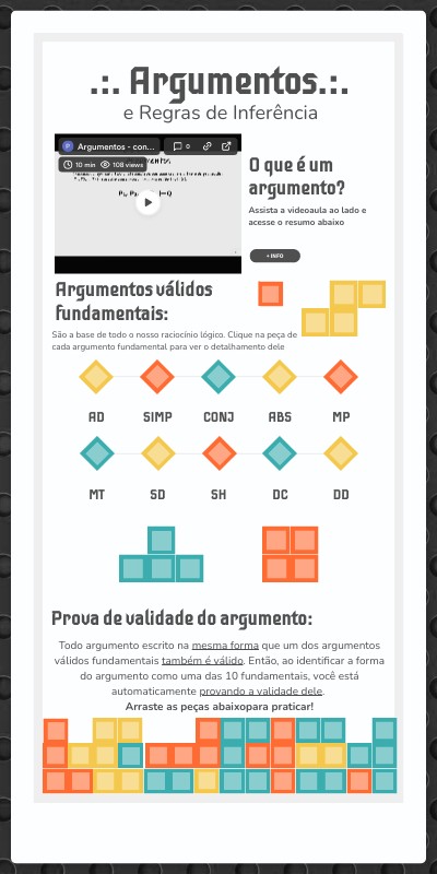 Lógica - Argumentos e Regras de Inferência