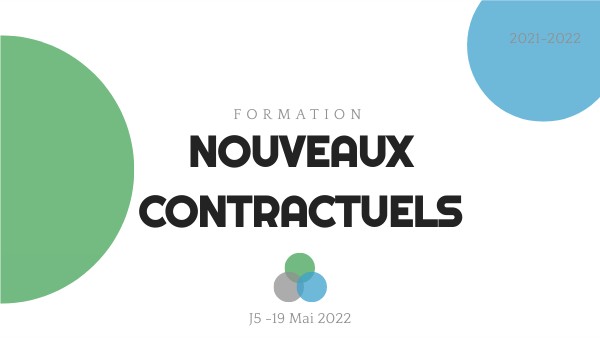 Formation contractuels J5 Motivation | Genially