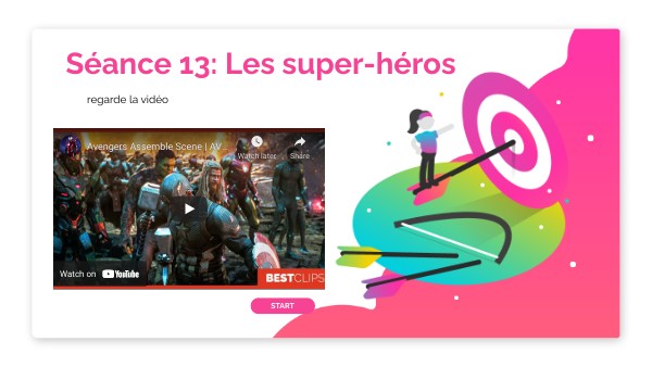 LES SUPER-HEROS | Genially