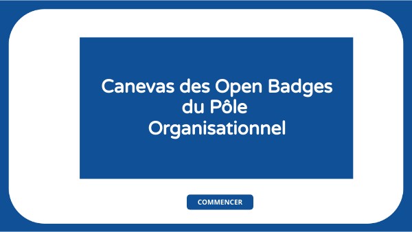 Canevas des Open Badges