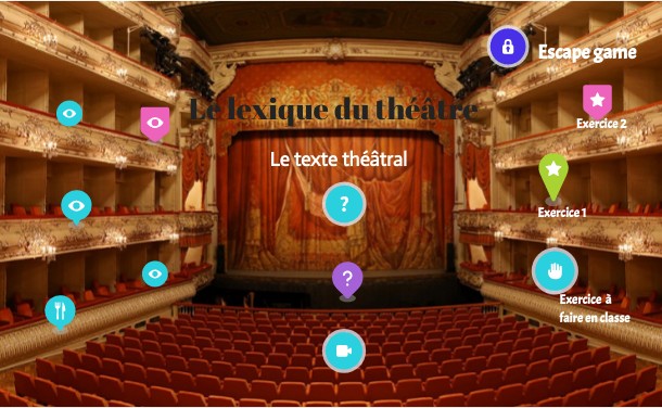 Voc théâtre 5e | Genially