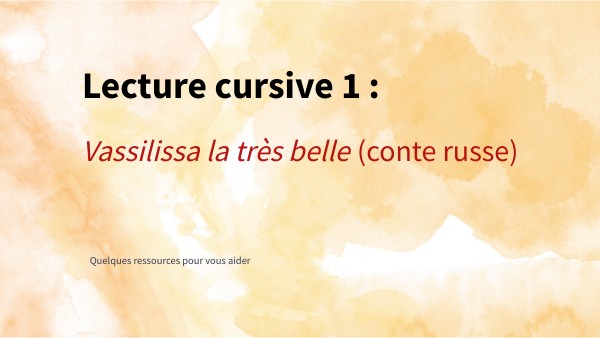 Lecture cursive 1_Classes 603-604