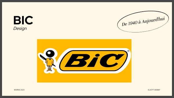 Bic histoire du design | Genially