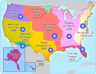 Westward Expansion Map