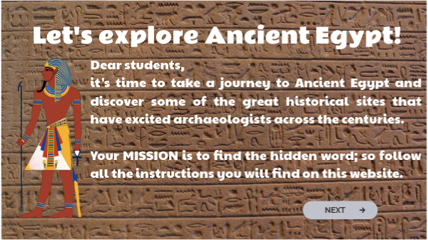Let's explore Ancient Egypt