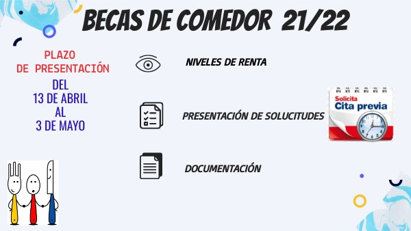 Becas comedor 21/22 | Genially