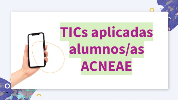 TIC aplicadas ACNEAE. FICHA TIC