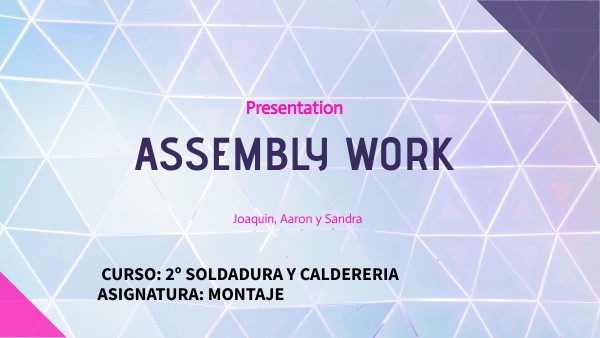 PRESENTACIÓN MONTAJE | Genially