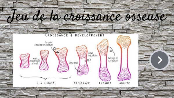 le jeu de la croissance osseuse | Genially