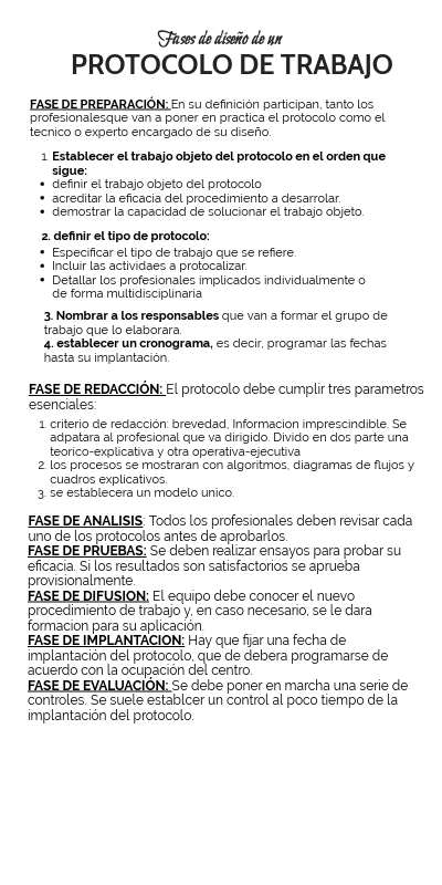 fases del protocolo | Genially